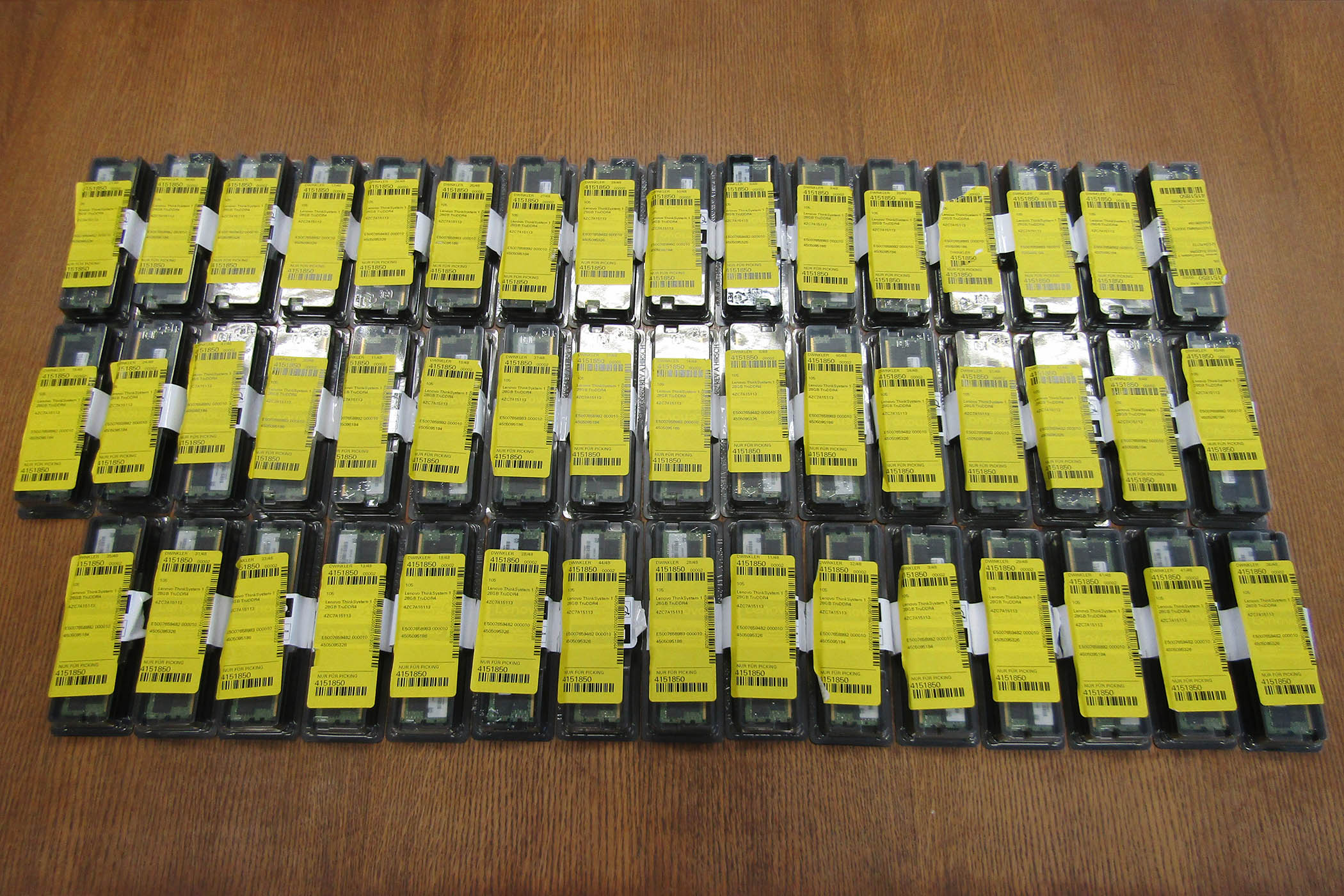 A Russian citizen tried to import a commercial batch of RAM modules ...